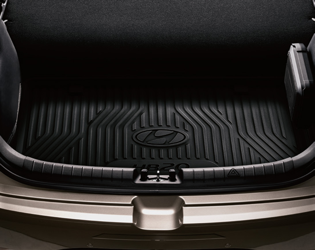 Trunk covered carpet - Hyundai Mobis Brazil